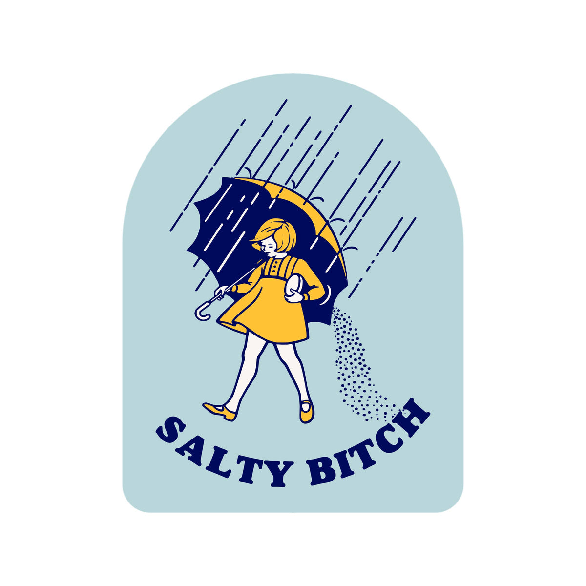 Salty Bitch Vinyl Sticker – Light + Bark Candle Co.